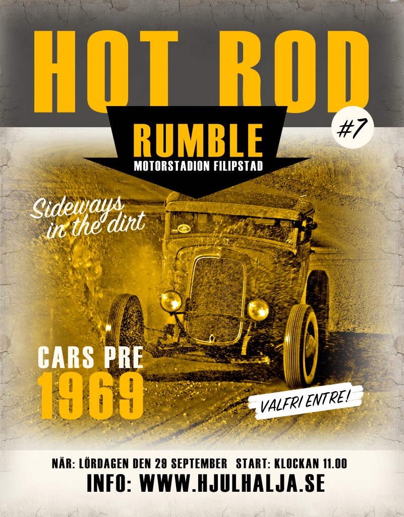 Hot Rod Rumble 2018 | Hjulhälja i Filipstad